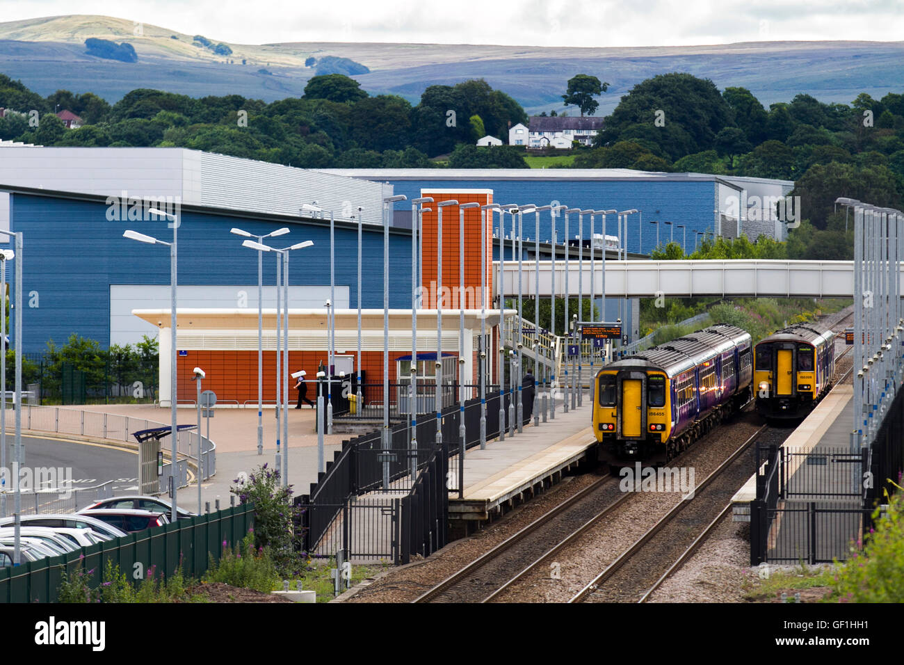Buckshaw Parkway, new railway station serving Buckshaw Village, Chorley ...