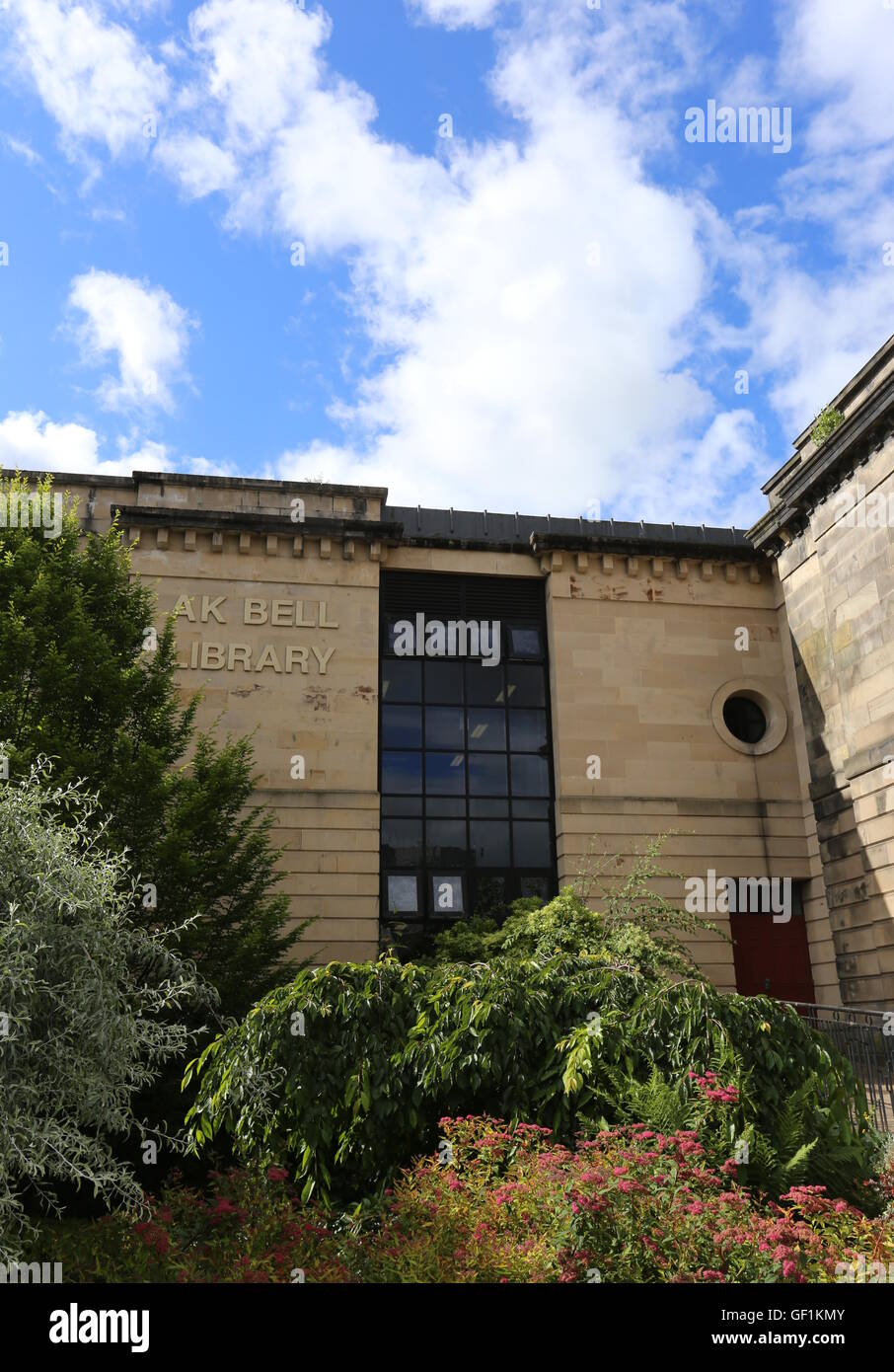 Exterior of AK Bell Library Perth Scotland July 2016 Stock Photo - Alamy