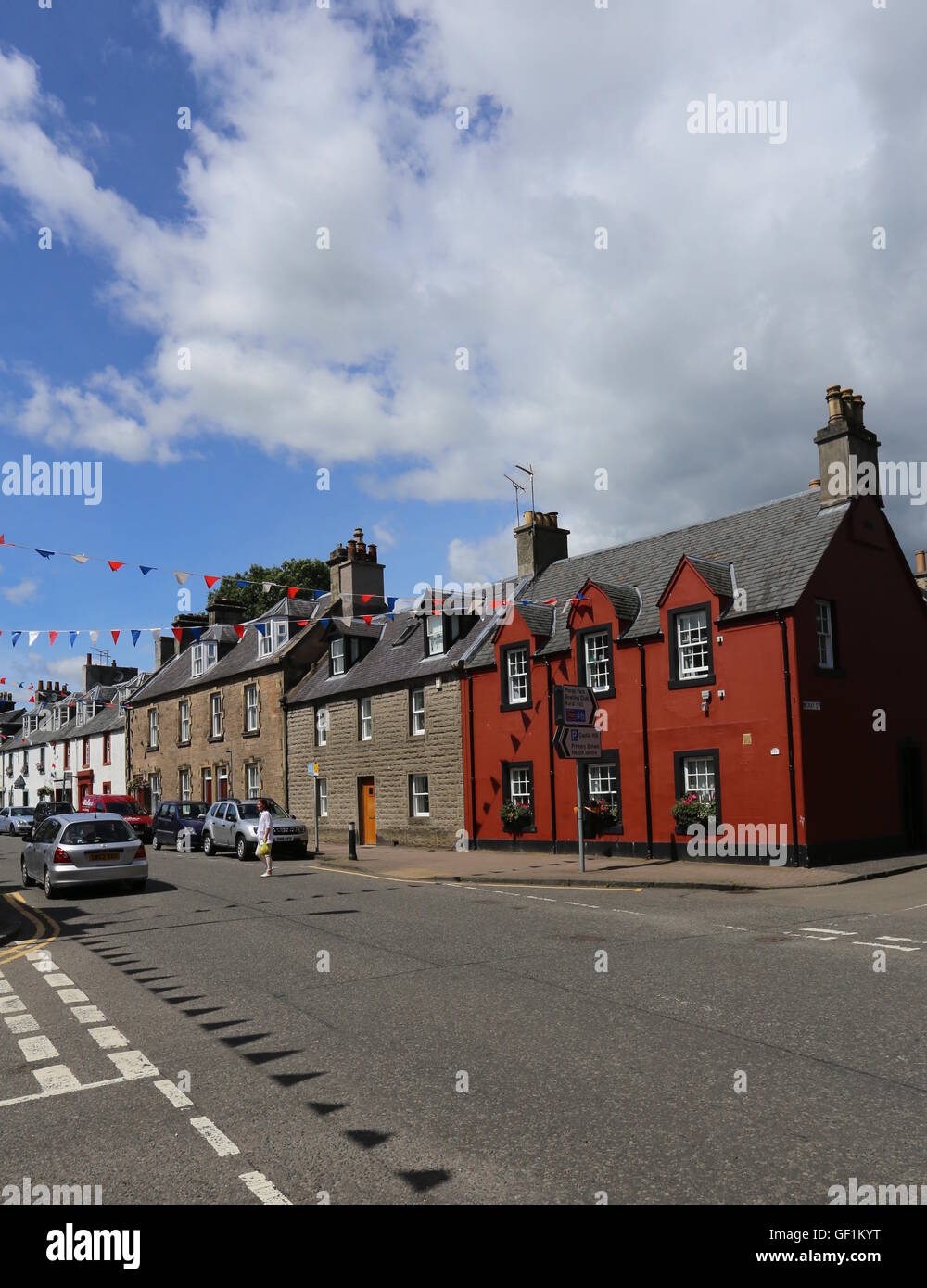 Doune street scene Scotland July 2016 Stock Photo - Alamy