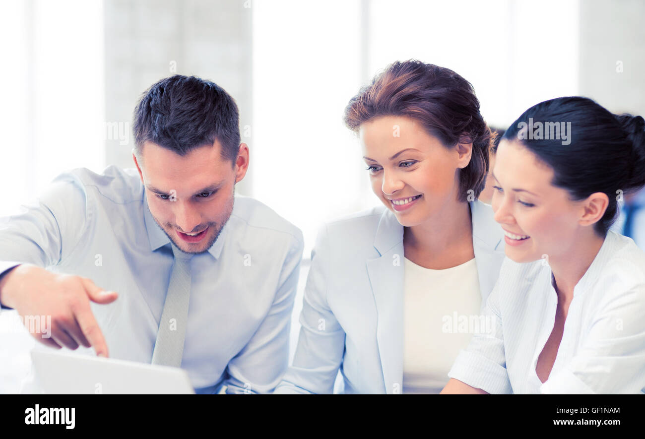 business team having discussion in office Stock Photo - Alamy