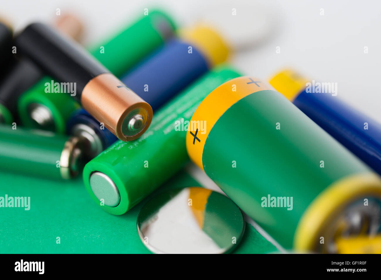close up of alkaline batteries Stock Photo - Alamy