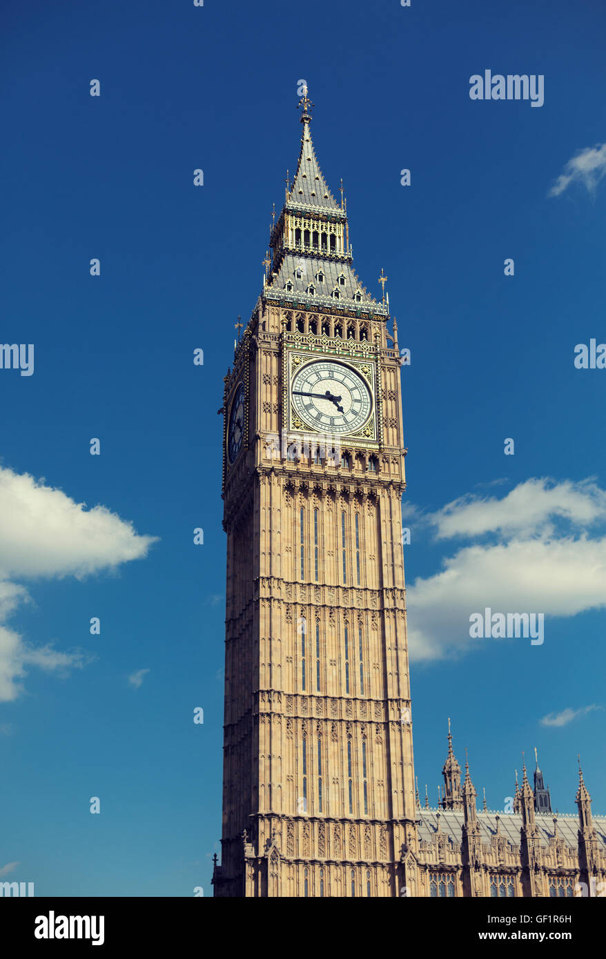 Big Ben great clock tower in London Stock Photo - Alamy