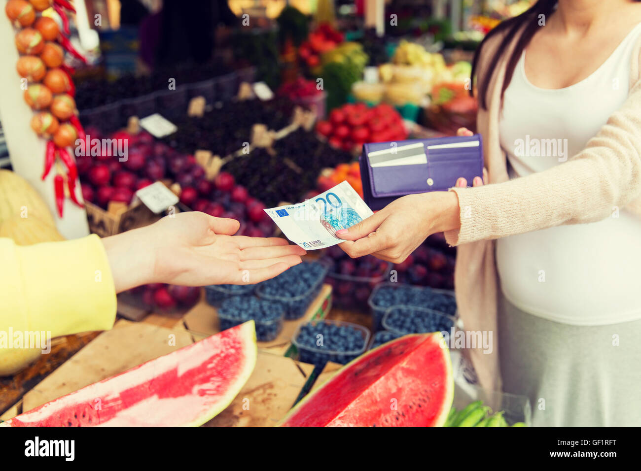 Buying Food With Money