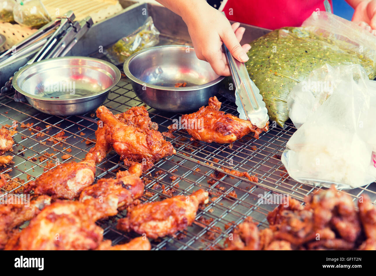 Hand and chicken hi-res stock photography and images - Alamy