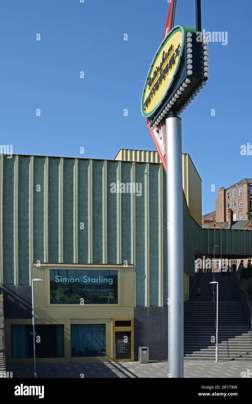 Nottingham Contemporary Gallery & sign Stock Photo - Alamy
