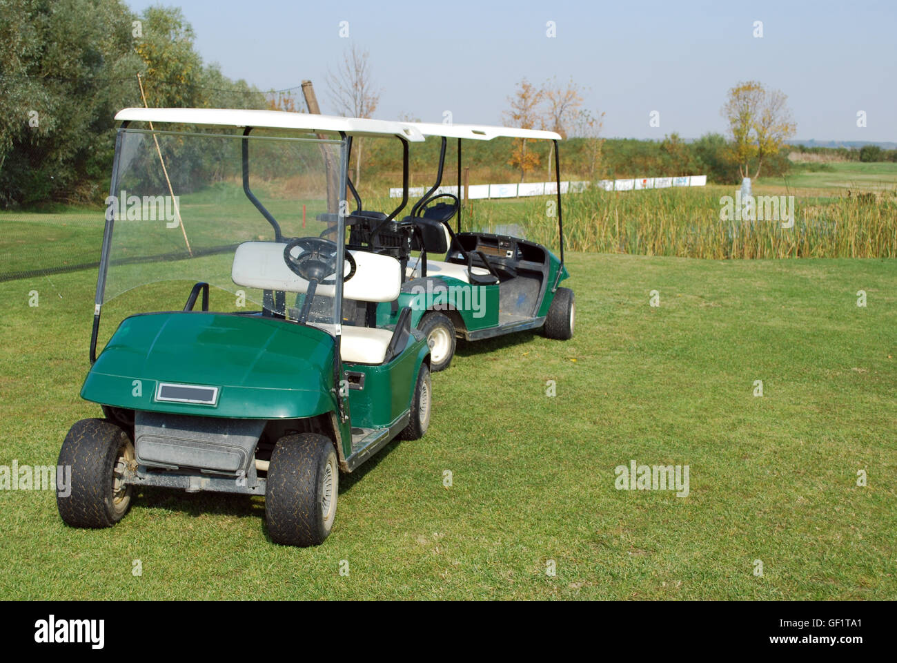 golf electric buggy Stock Photo - Alamy