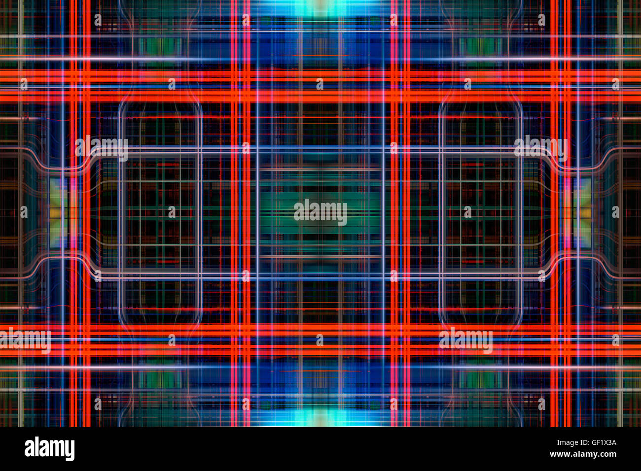 Red and blue grid background Stock Photo - Alamy