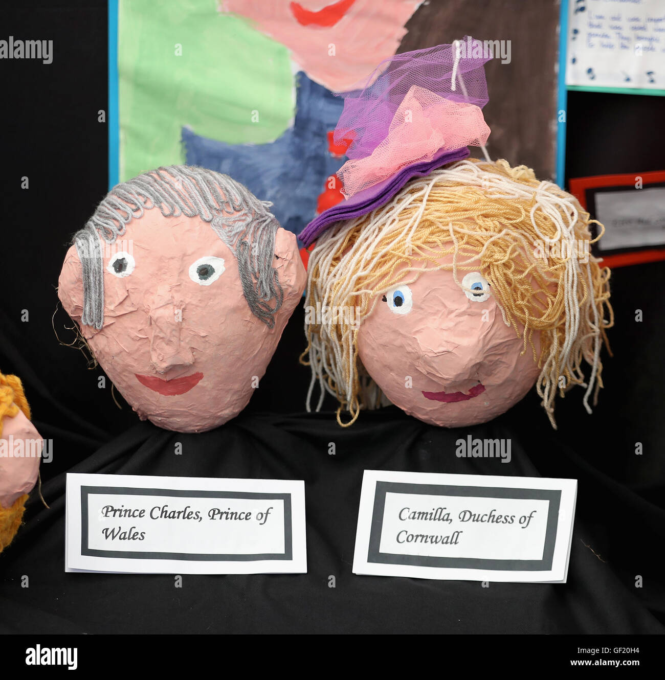 Papier mache models royal family made hi-res stock photography and ...