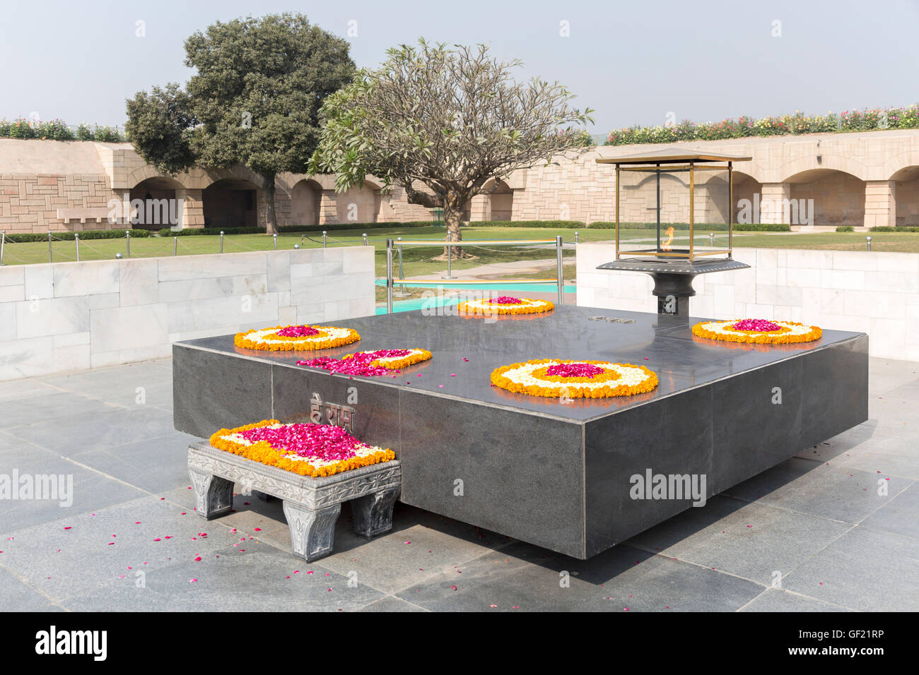 Memorial Raj Ghat, Delhi, Indian Stock Photo - Alamy