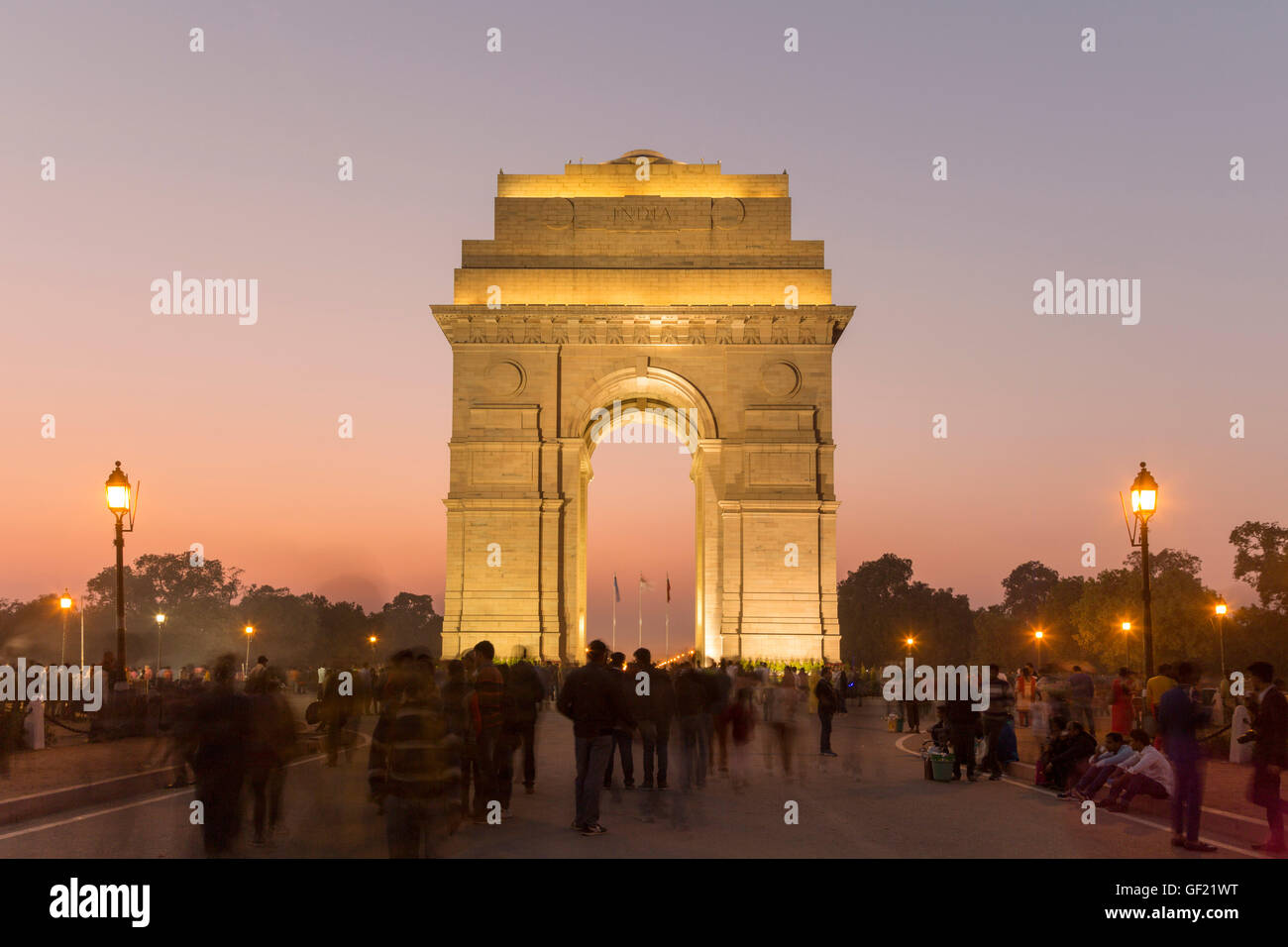 India gate new delhi hi-res stock photography and images - Alamy