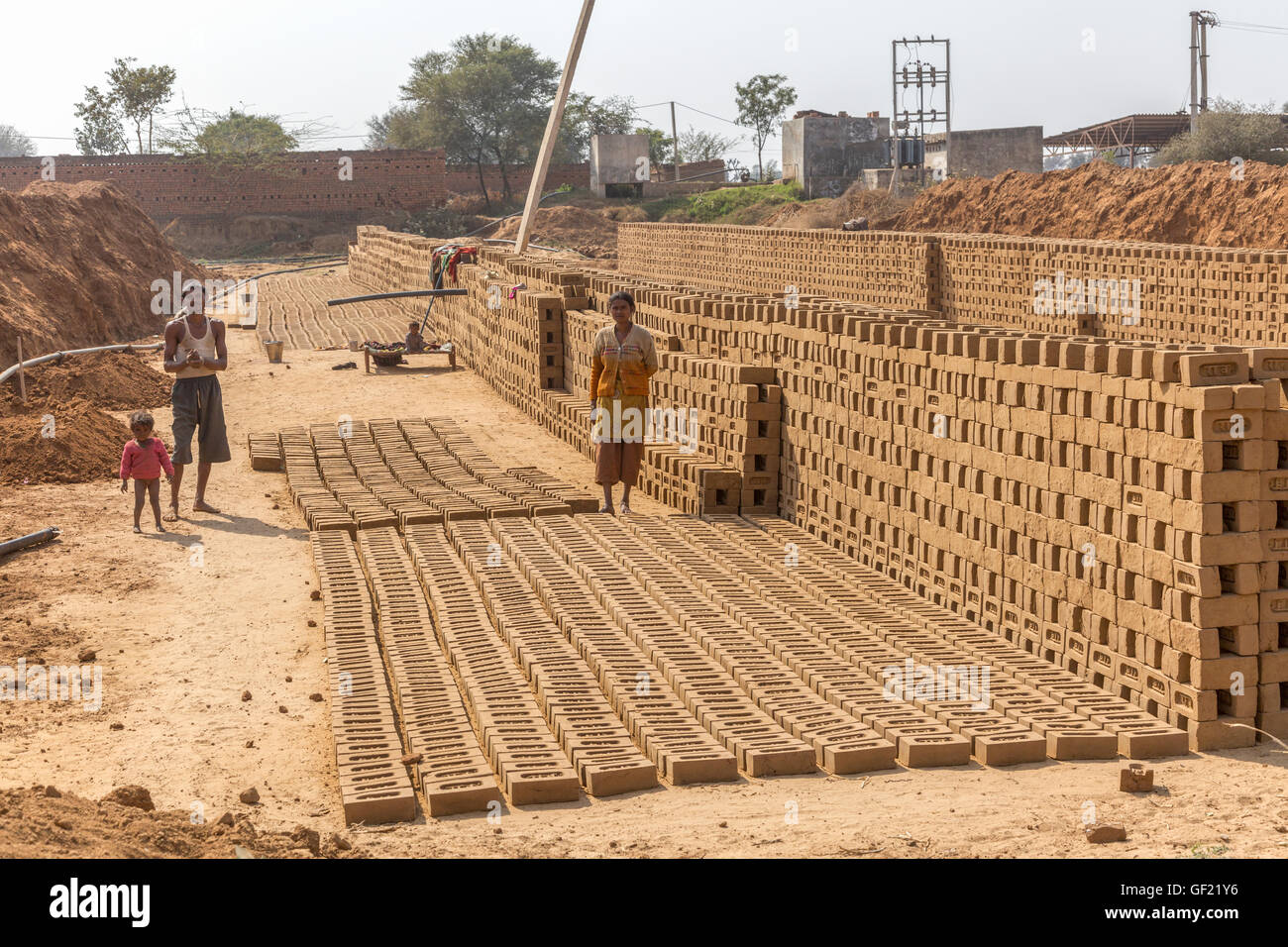 India Brick Factory Stock Photos & India Brick Factory Stock Images - Alamy