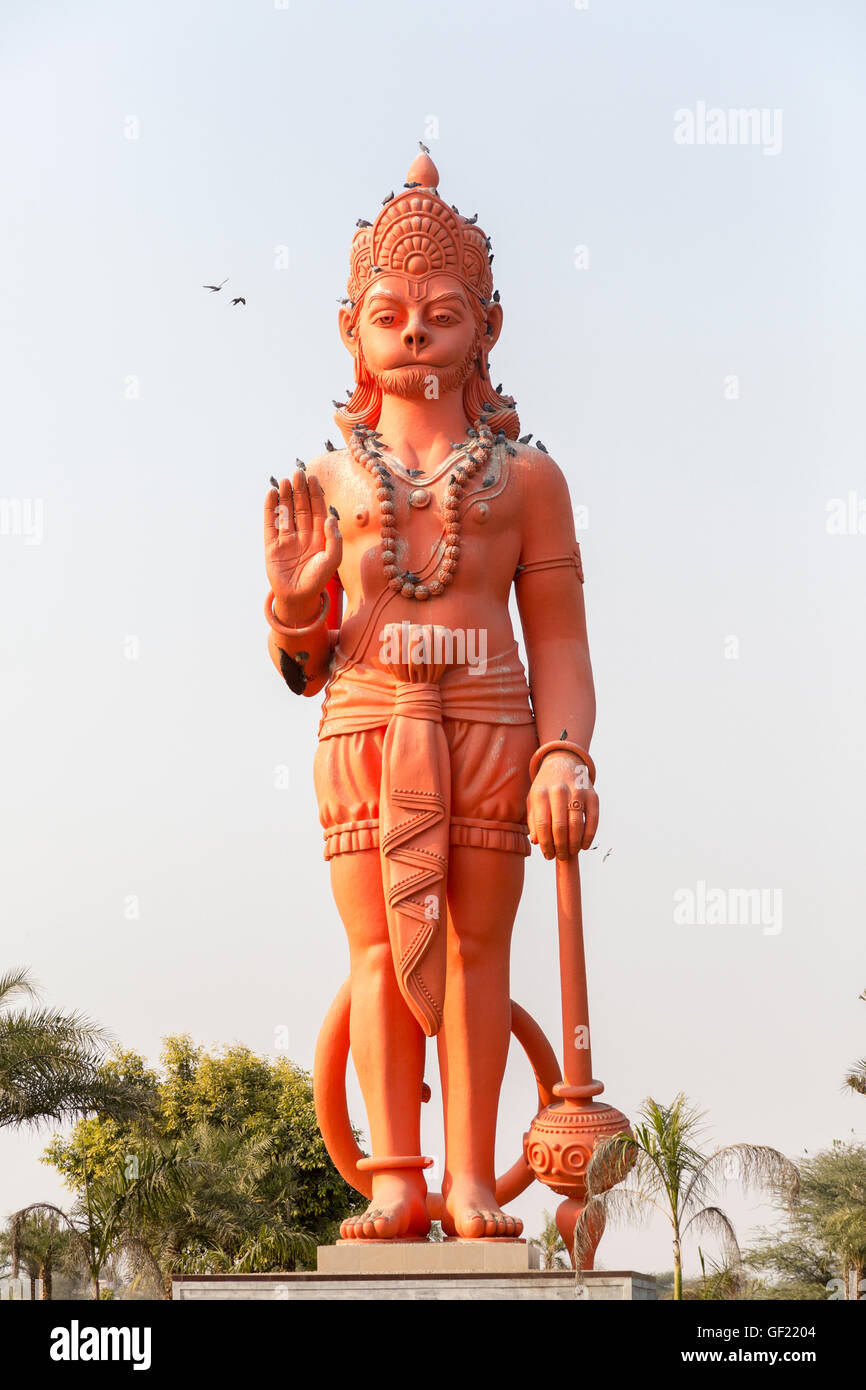Hanuman statue, Rajasthan, India Stock Photo - Alamy