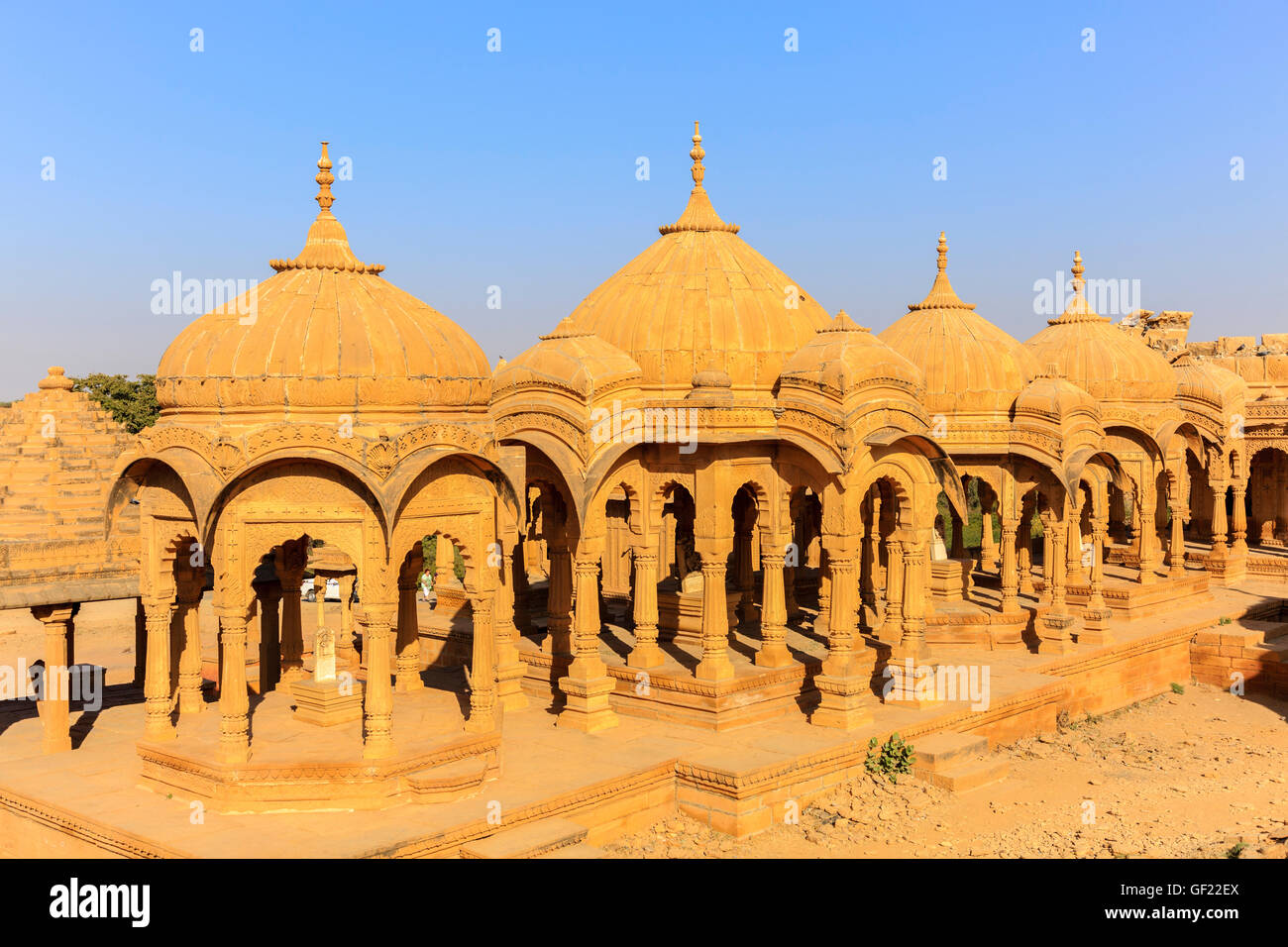 Bada Bagh Cenotaphs, Jaisalmer, Rajasthan, India Stock Photo - Alamy