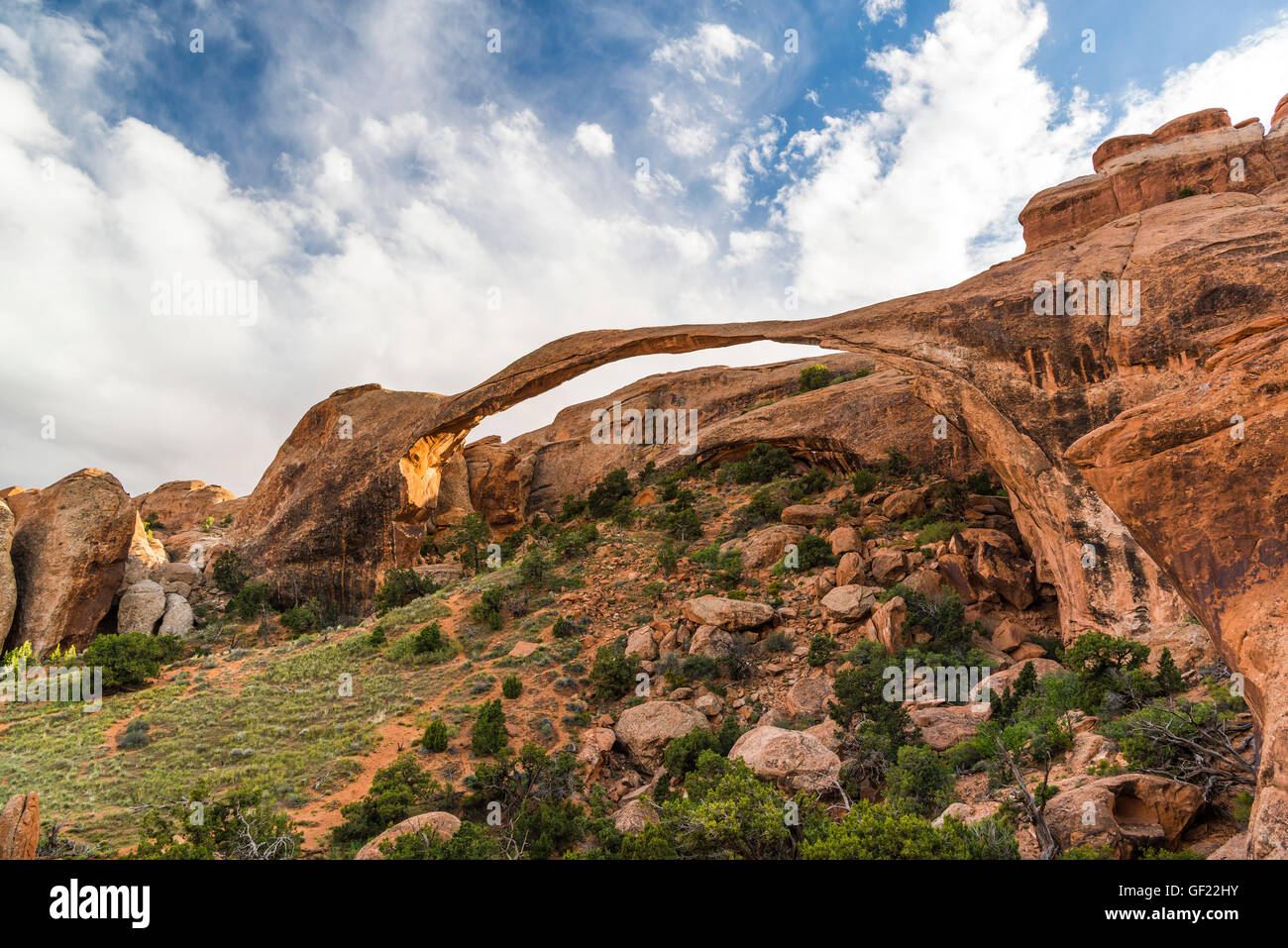 Landscape Arch, Arches National Park, Utah, USA Stock Photo - Alamy