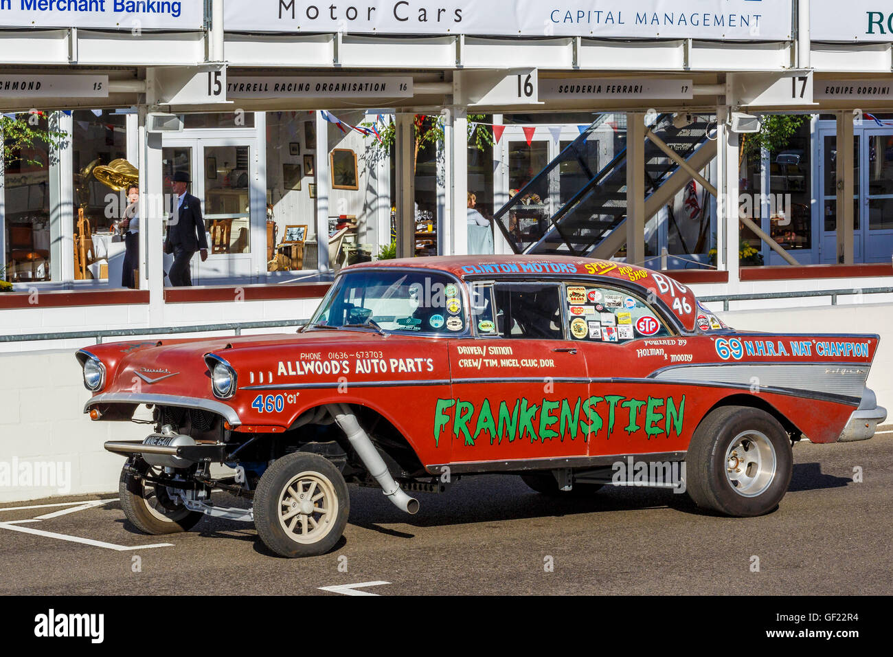 1958 Chevrolet GMC 7.5 litre Gasser Frankenstien on display at the 2015 ...