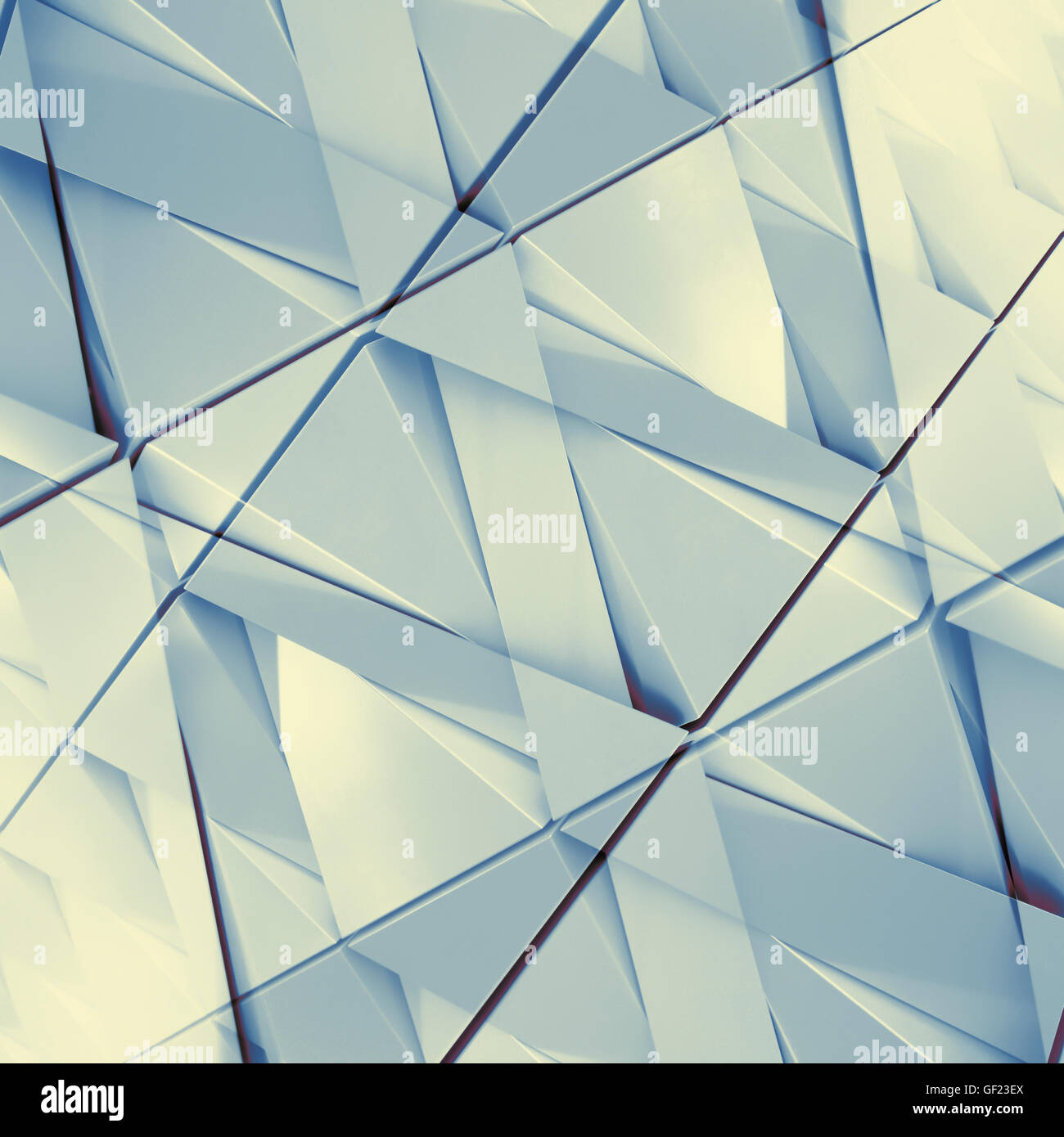 Abstract 3D illustration architectural background Stock Photo - Alamy