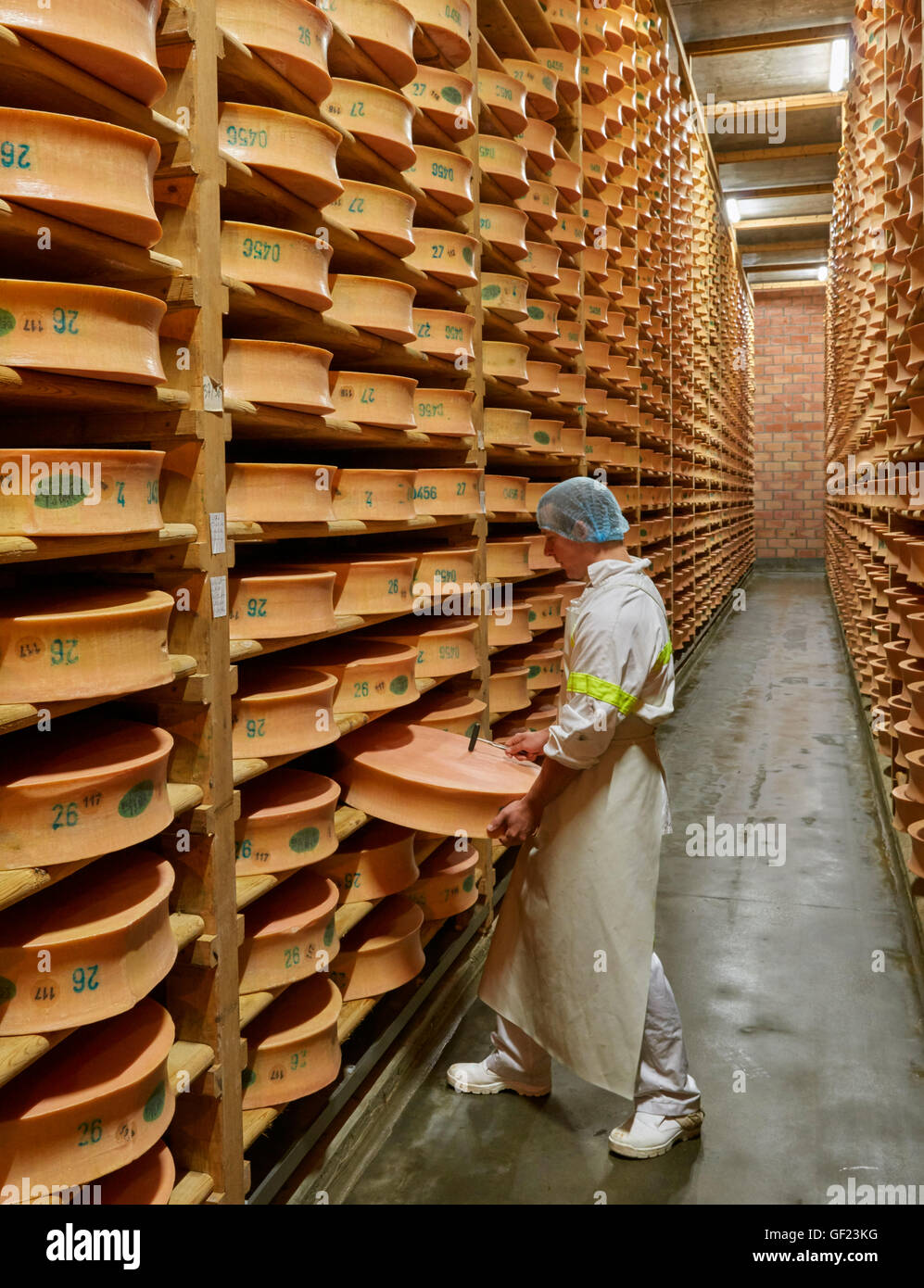 Tapping with a small hammer to check quality and development of ...