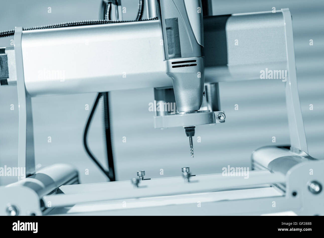 Small Milling Machine Stock Photo - Alamy