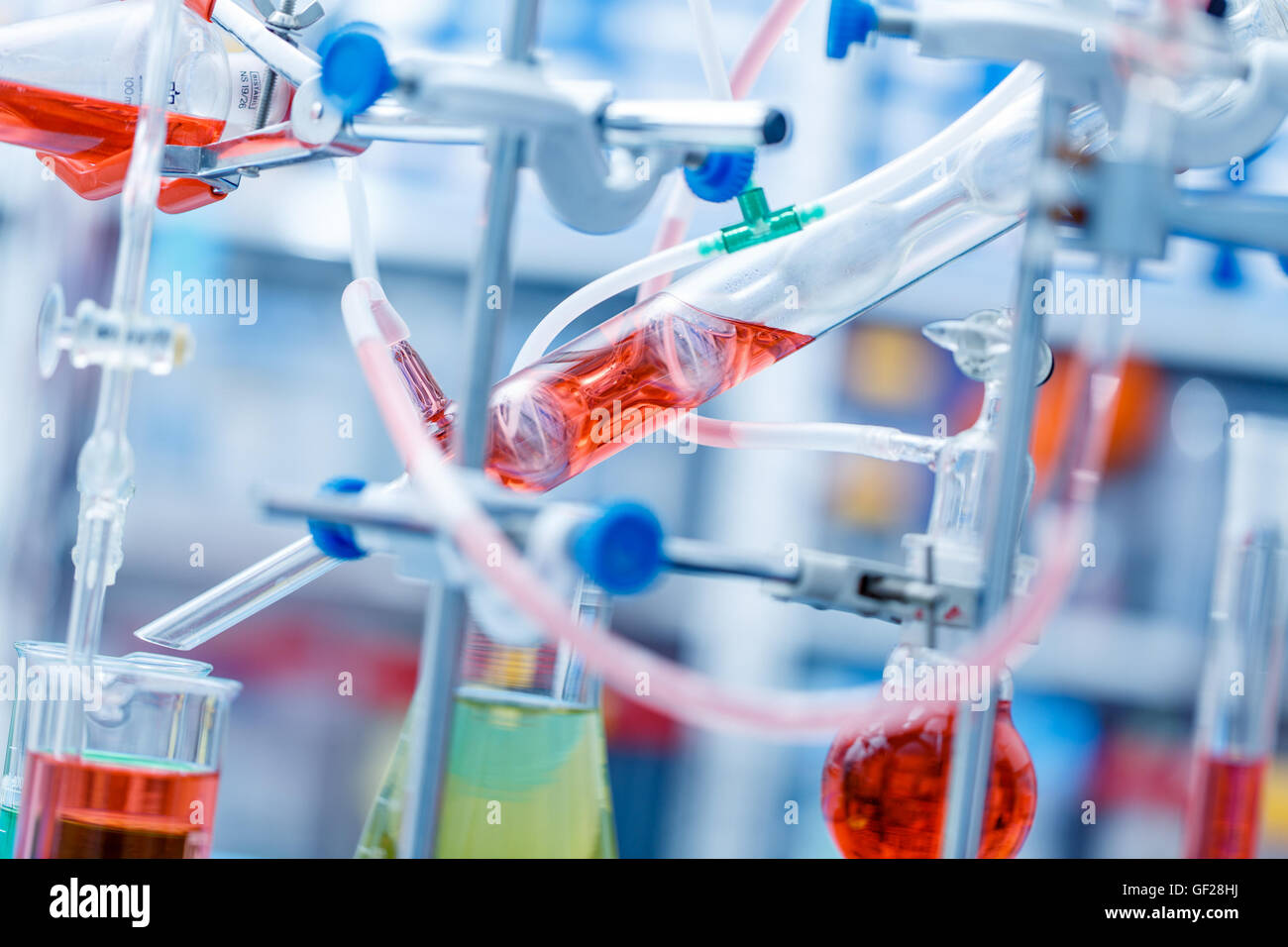chemical set up Stock Photo - Alamy