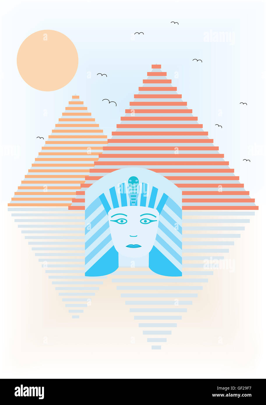 Ancient giza pyramids Cut Out Stock Images & Pictures - Alamy