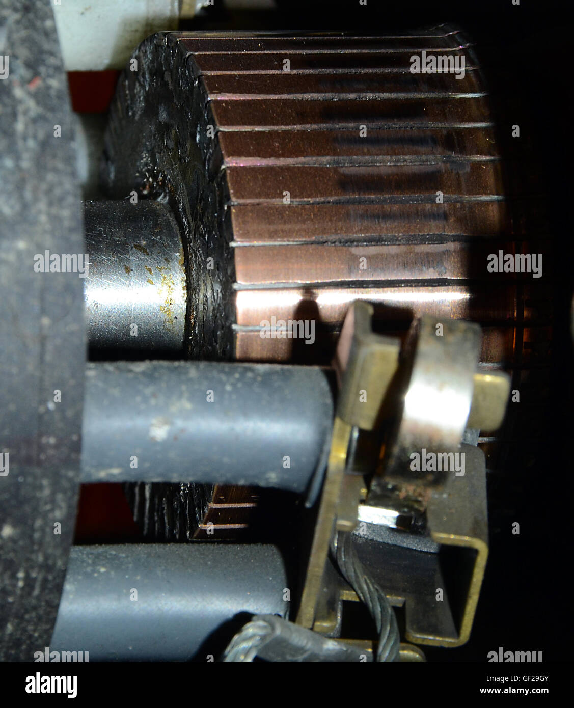 Commutator of direct current electric motor Stock Photo - Alamy Commutator of direct current electric motor Stock Photo - Alamy