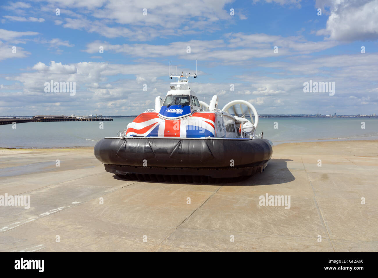 The Hovertravel hovercraft service which connects Ryde on the Isle of ...