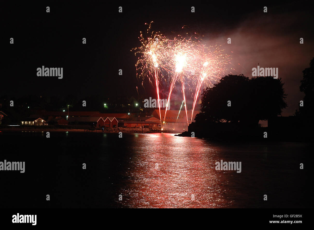 Denmark fireworks hi-res stock photography and images - Alamy