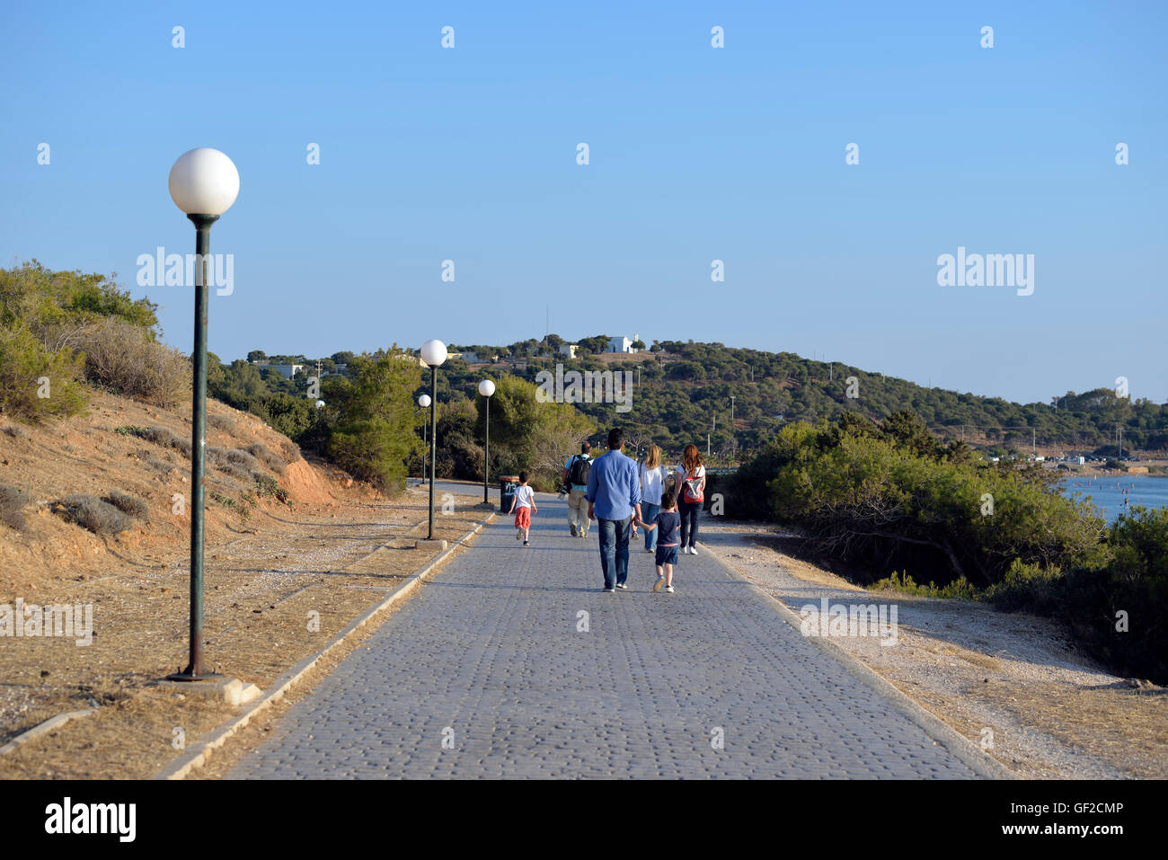 Megalo Kavouri beach in Athens, Greece Stock Photo - Alamy