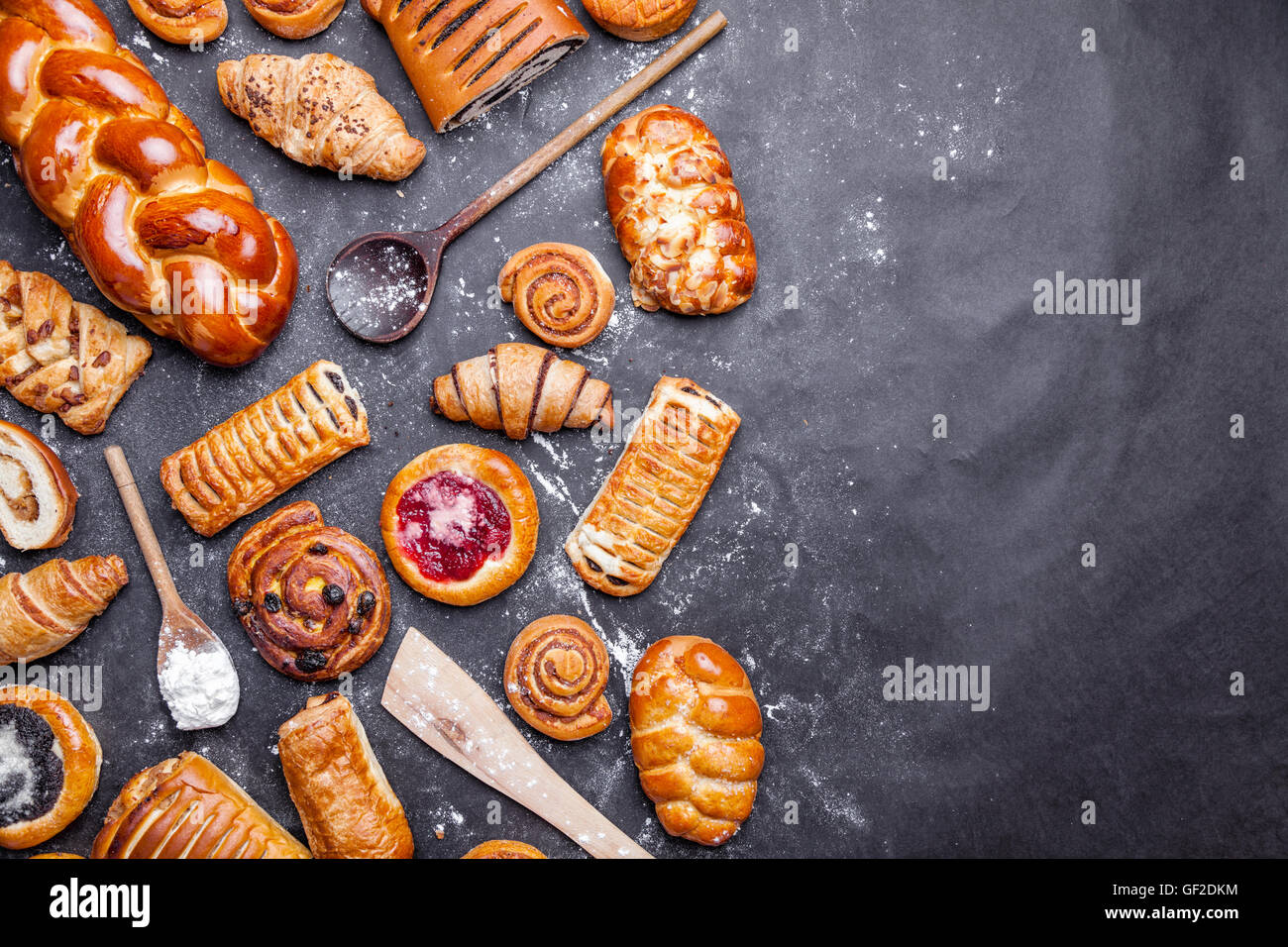 Pastry background hi-res stock photography and images - Alamy