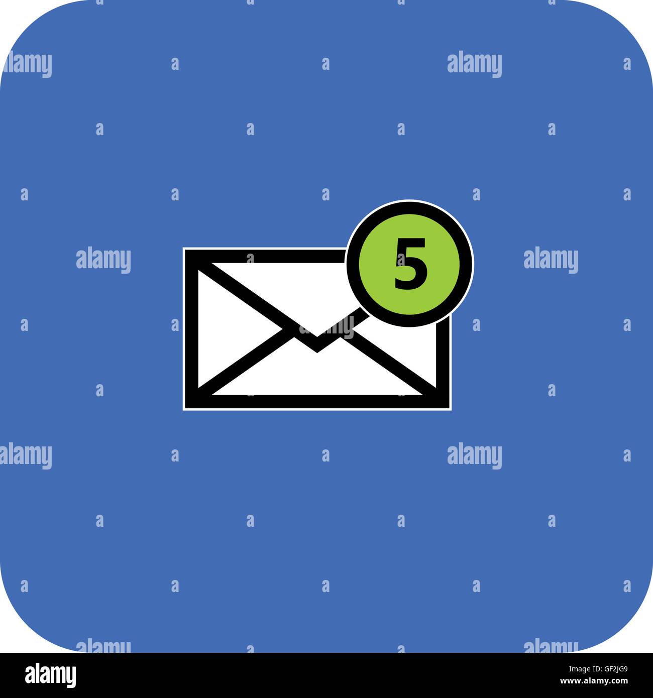 Email symbol letter icon - vector Stock Vector Image & Art - Alamy
