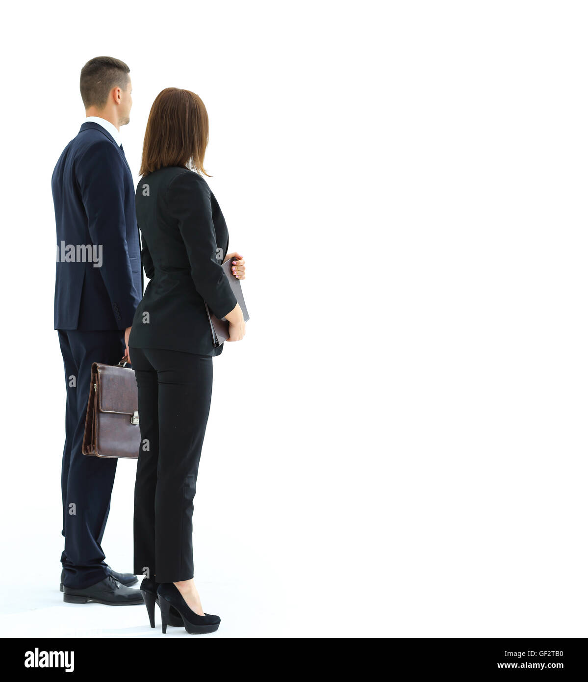 Modern business meeting and back view Cut Out Stock Images & Pictures ...