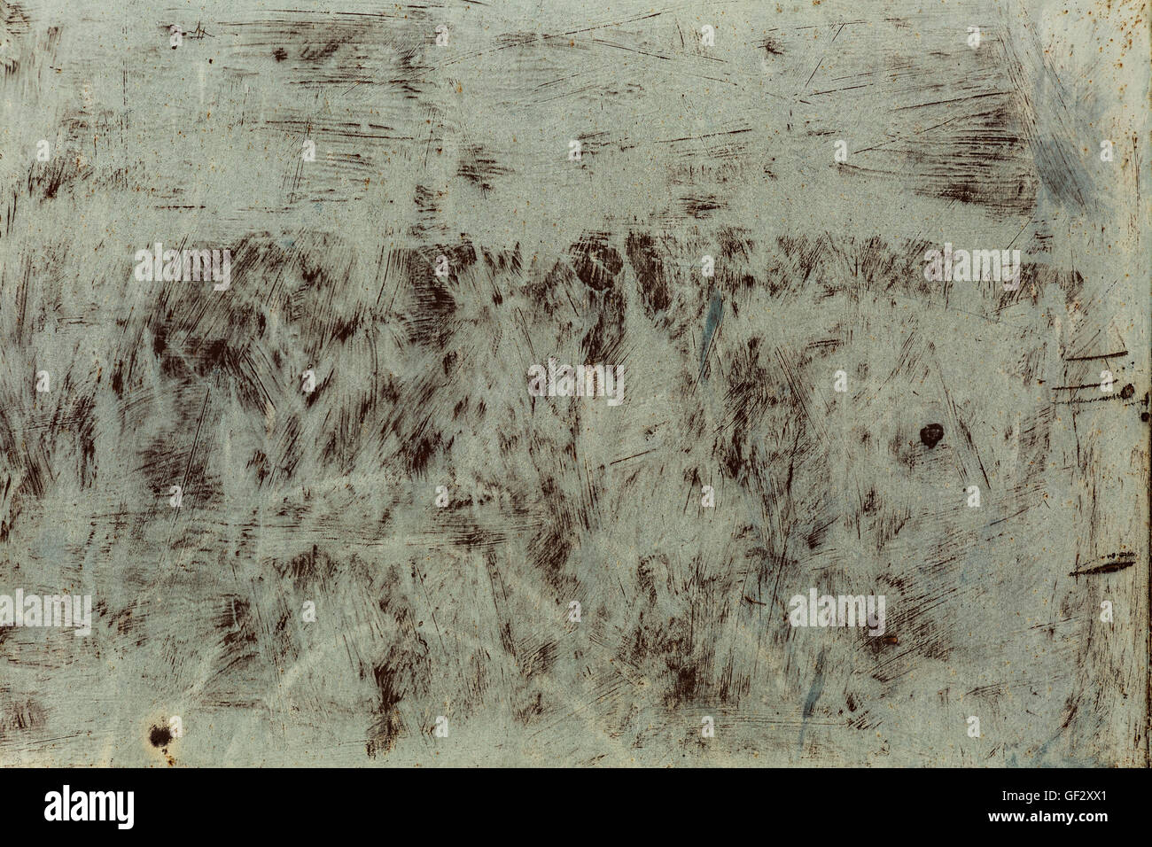 Old metal surface painted with white paint Stock Photo - Alamy