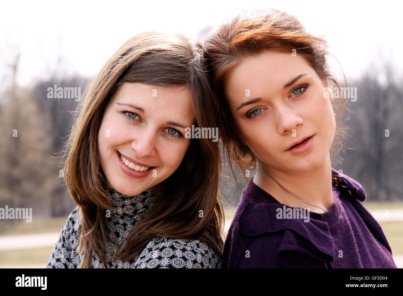 two female friends Stock Photo - Alamy