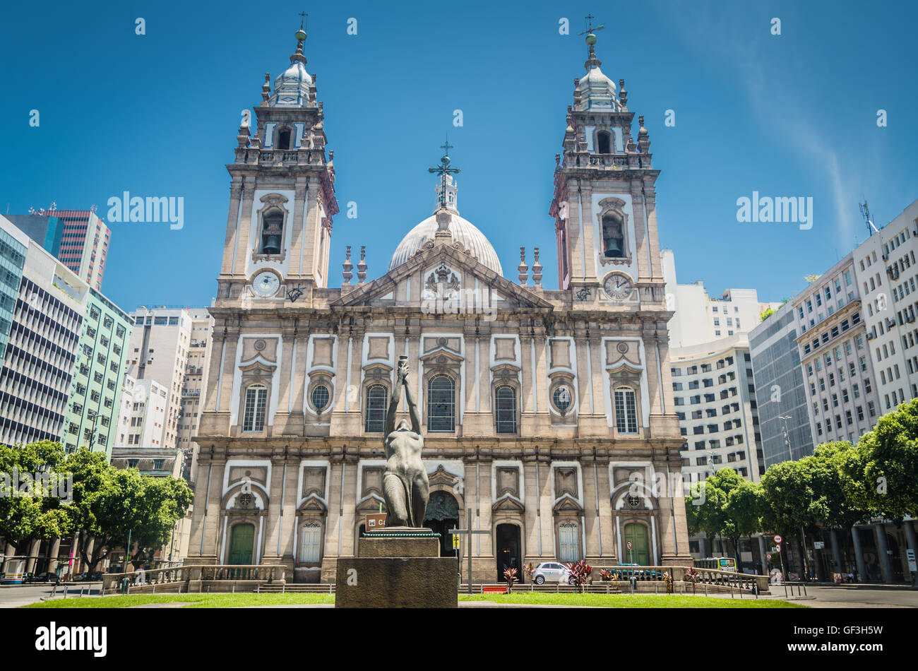 RIO DE JANEIRO, BRAZIL - MARCH 06, 2016: Church Nossa Senhora da ...