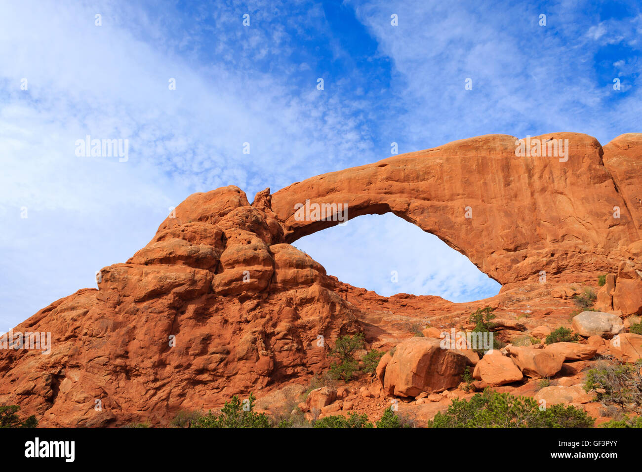Red rock arches. Arches National park, Moab, United States of America ...