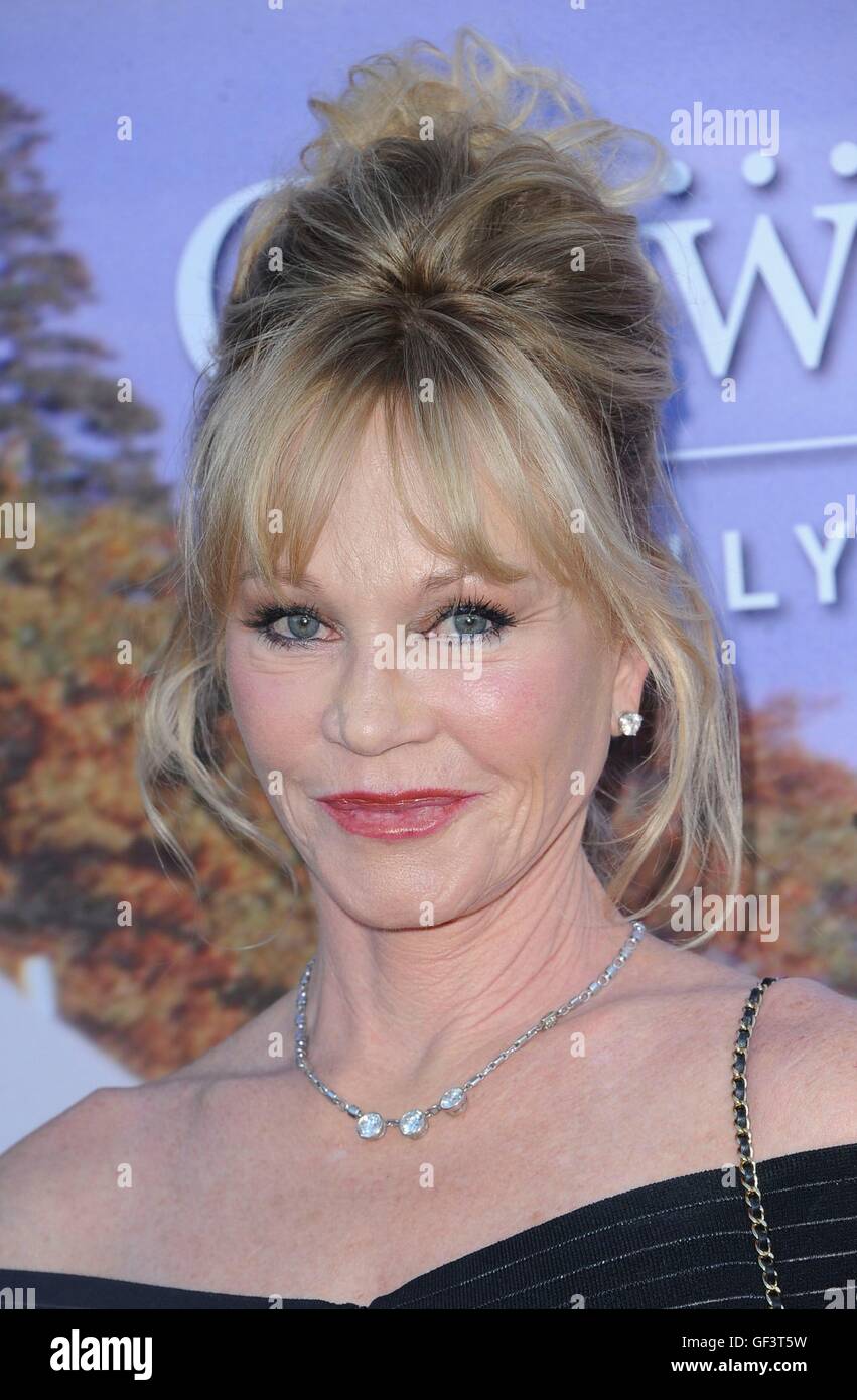 Beverly Hills, CA. 27th July, 2016. Melanie Griffith at arrivals for ...