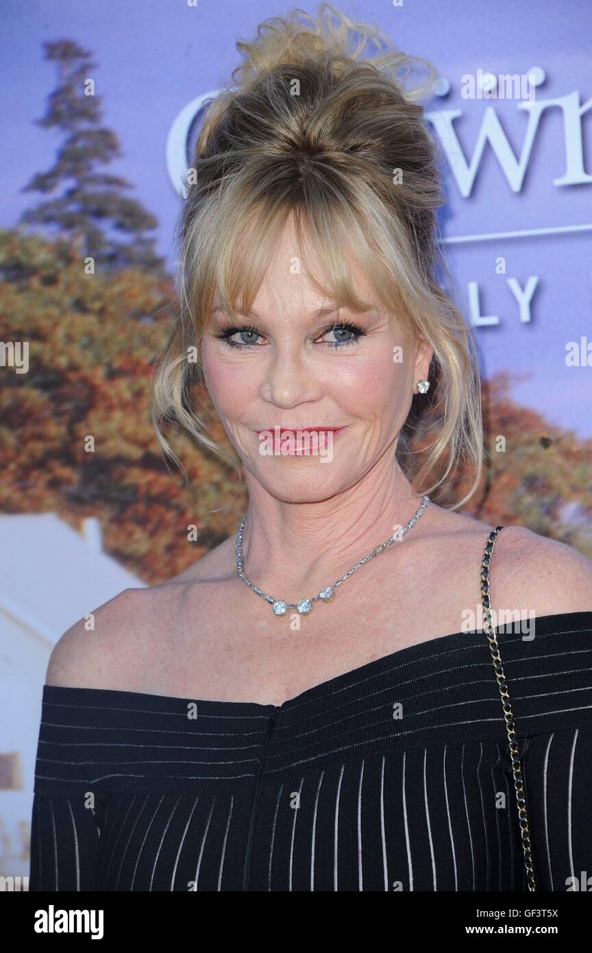 Melanie griffith red carpet event hi-res stock photography and images ...