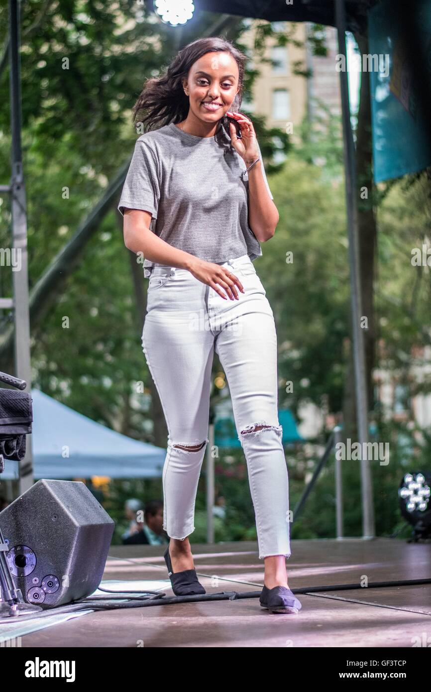 New York, NY, USA. 27th July, 2016. Ruth B on stage for Mad. Sq. Music ...