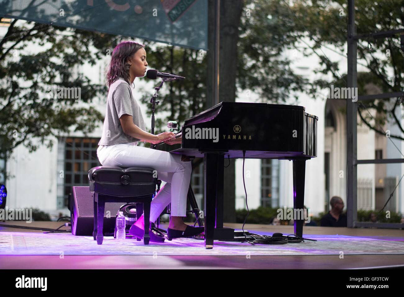 New York, NY, USA. 27th July, 2016. Ruth B on stage for Mad. Sq. Music ...