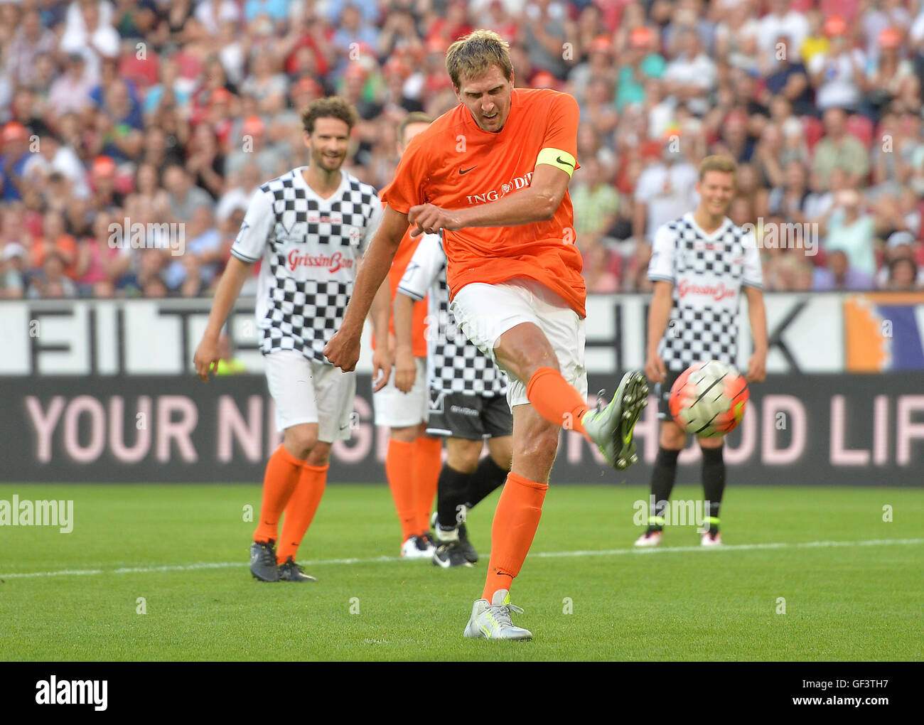 Mainz, Germany. 27th July, 2016. Dirk Nowitzki in action during a ...
