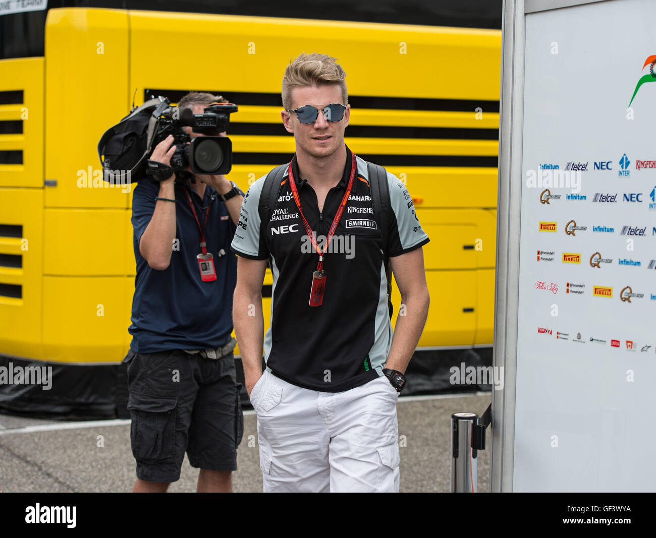 Hockenheim, Germany. 28th July, 2016. German Formula 1 race driver Nico ...