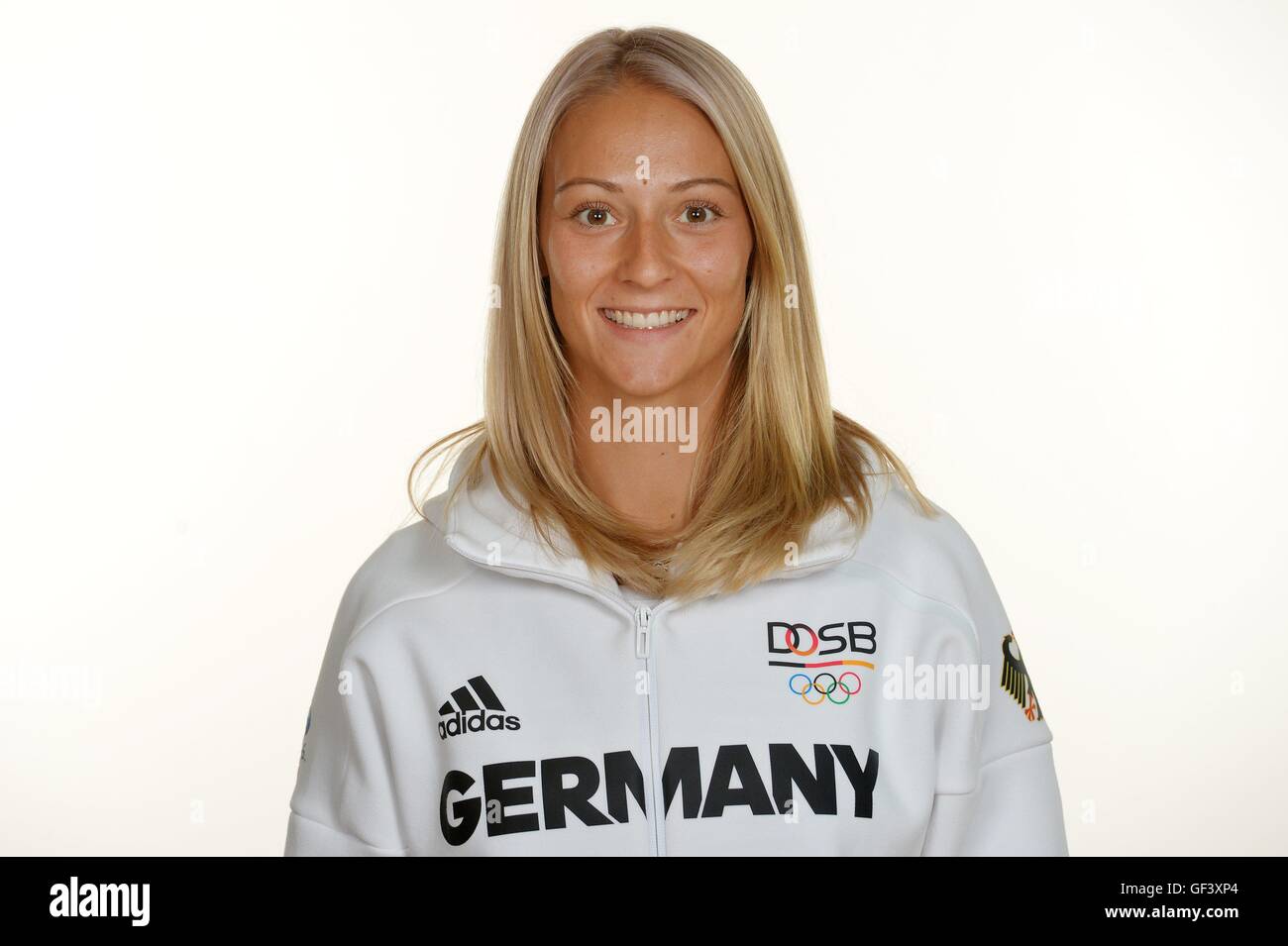 Hannover, Germany. 27th July, 2016. Kristin Gierisch poses at a ...