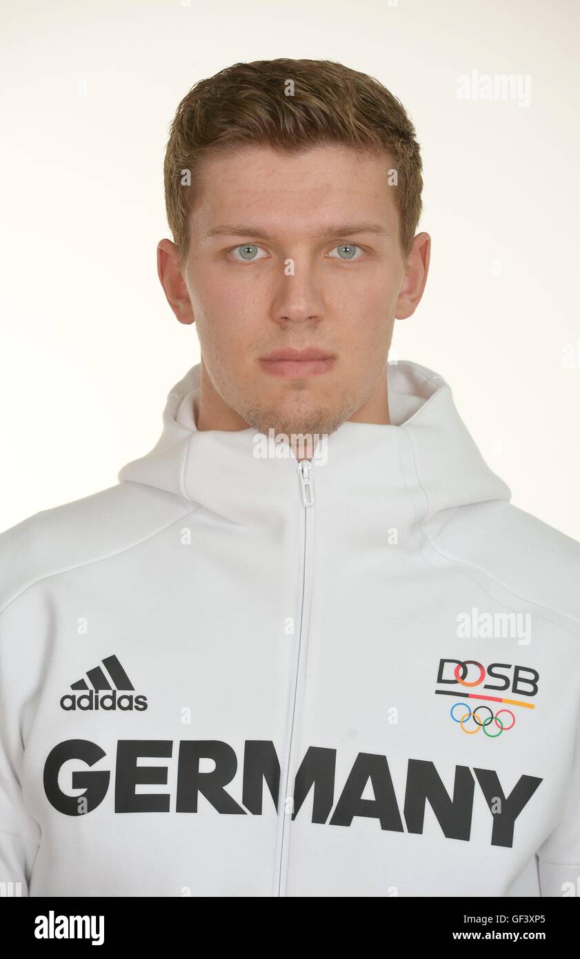 Hannover, Germany. 27th July, 2016. Christian Dissinger poses at a ...
