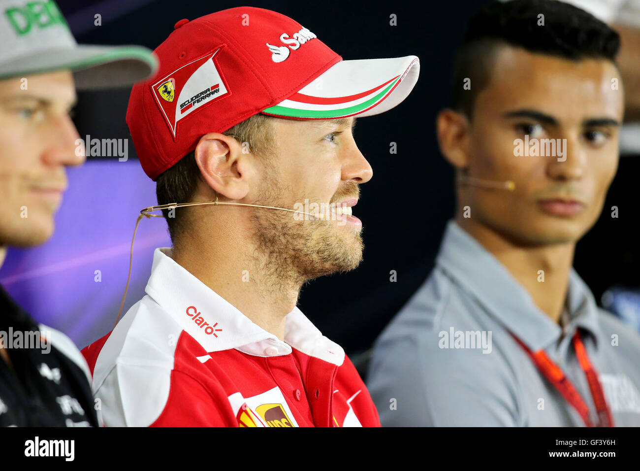 Hockenheim, Germany. 28th July, 2016. German Formula 1 racers Nico ...