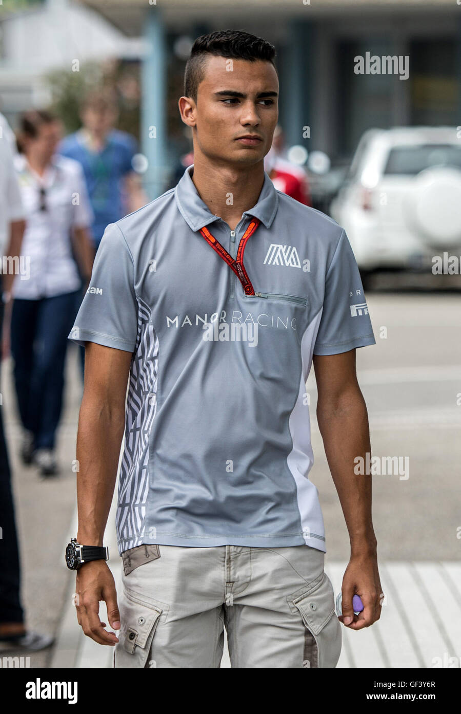 Hockenheim, Germany. 28th July, 2016. German Formula 1 racer Pascal ...