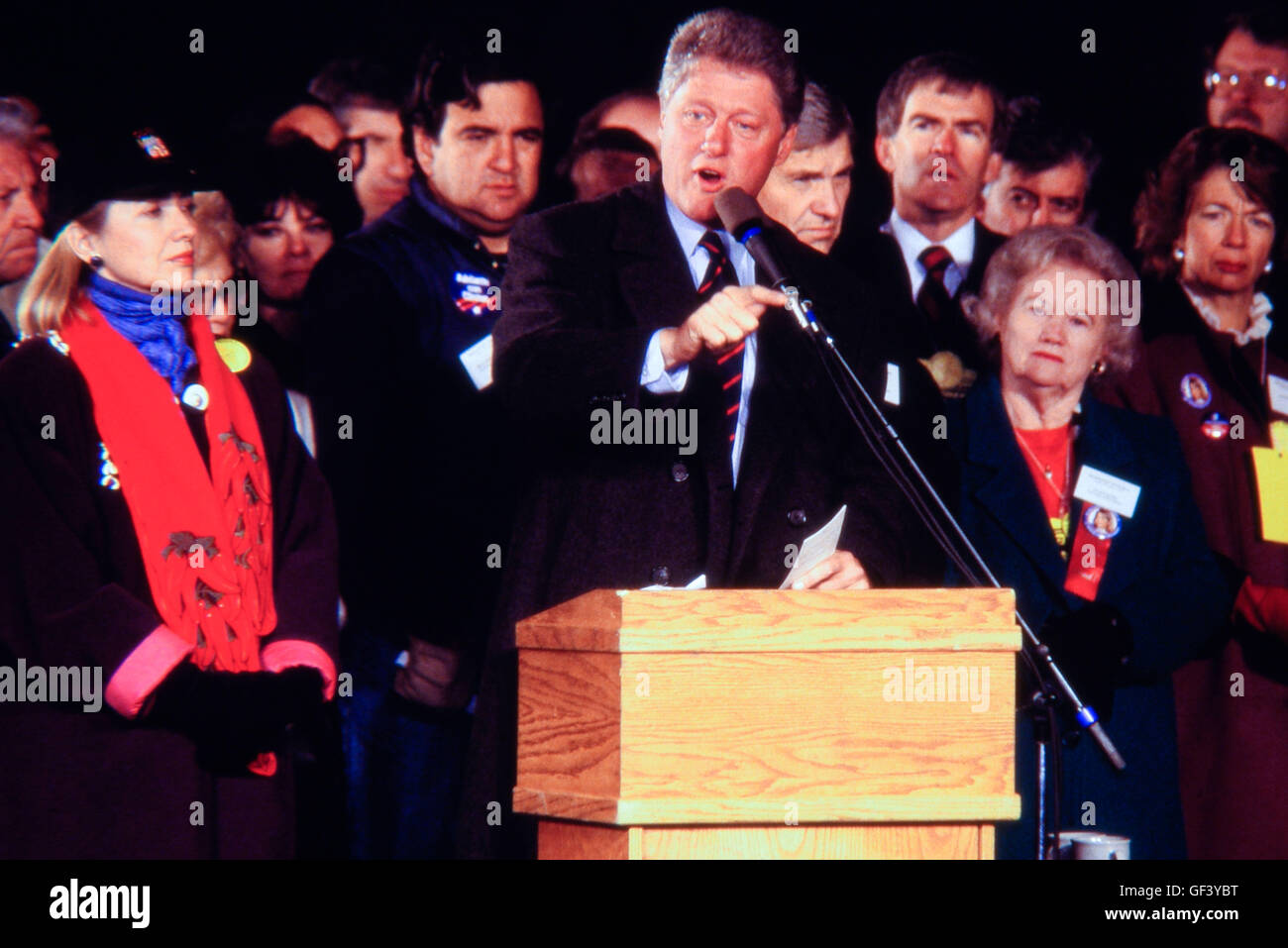 Hillary clinton 1992 hi-res stock photography and images - Alamy