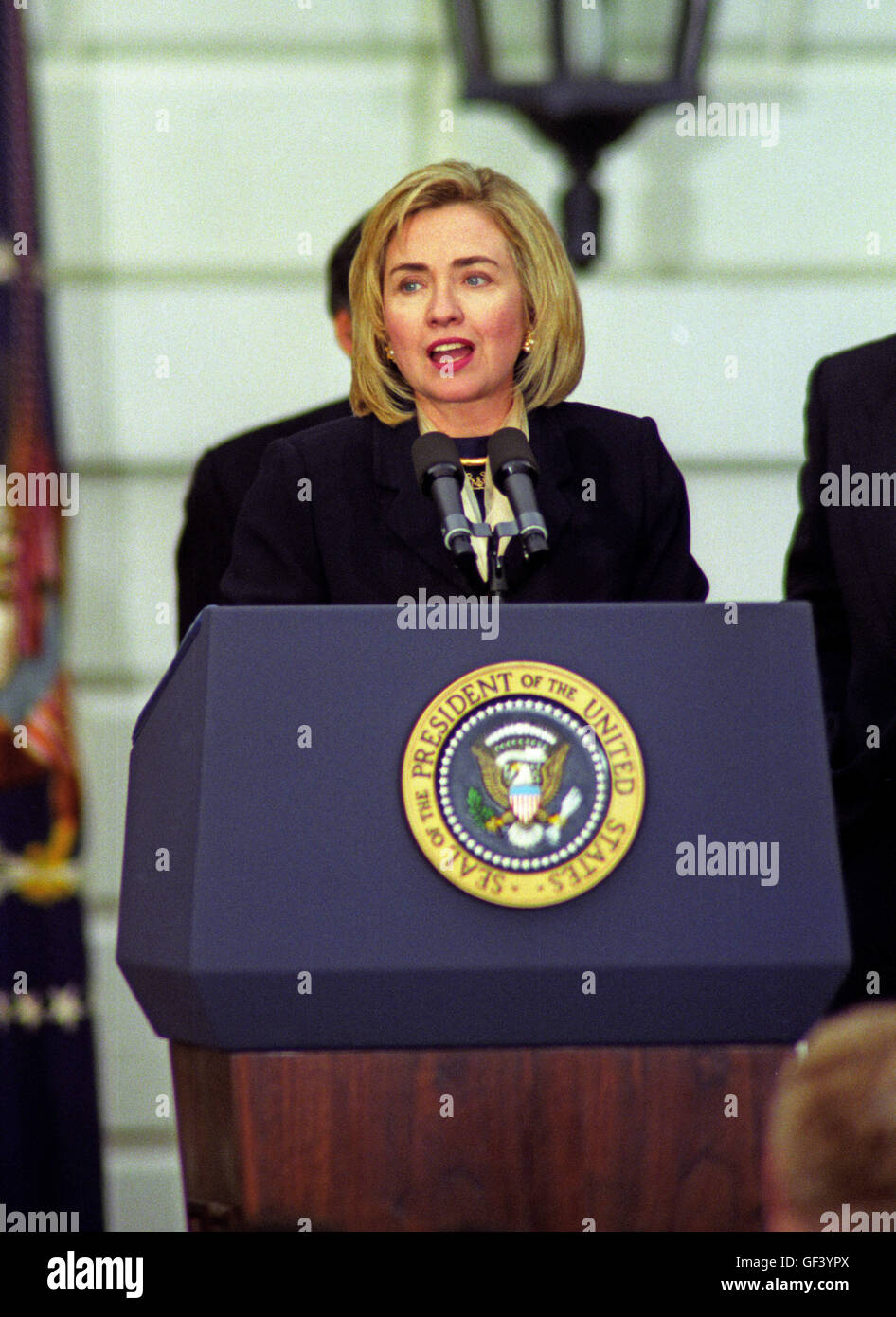 Hillary clinton 1996 hi-res stock photography and images - Alamy