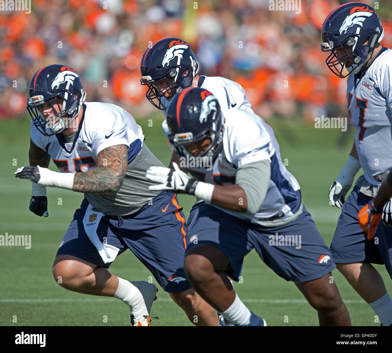 Englewood, Colorado, USA. 28th July, 2016. Denver Broncos C DILLON DAY ...