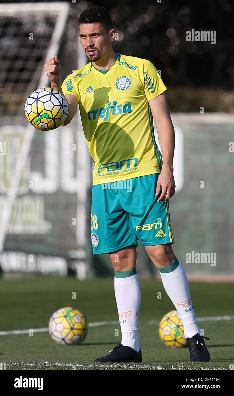 Moses player, SE Palmeiras, during training, the Football Academy Stock ...