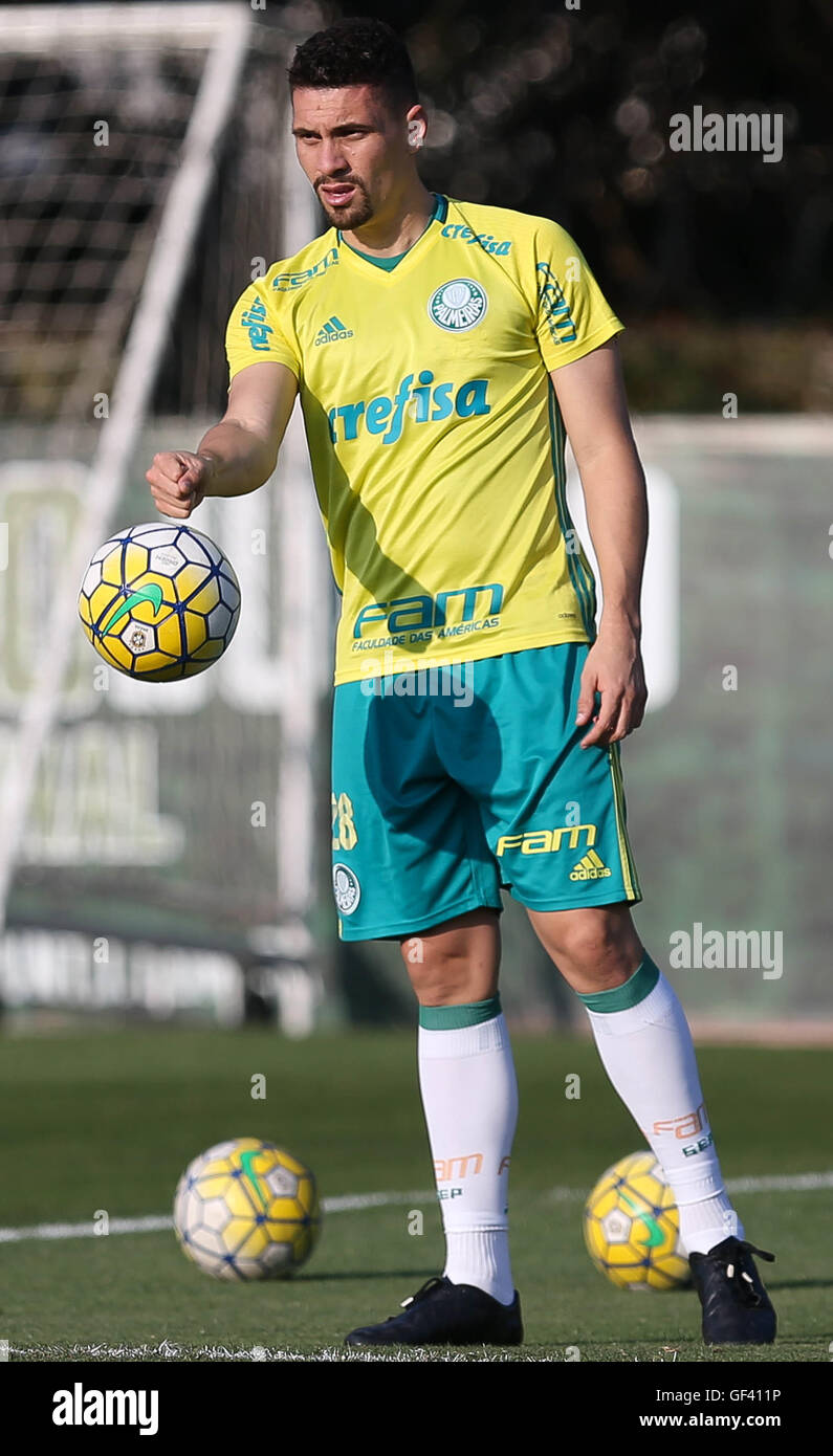 Moses player, SE Palmeiras, during training, the Football Academy Stock ...